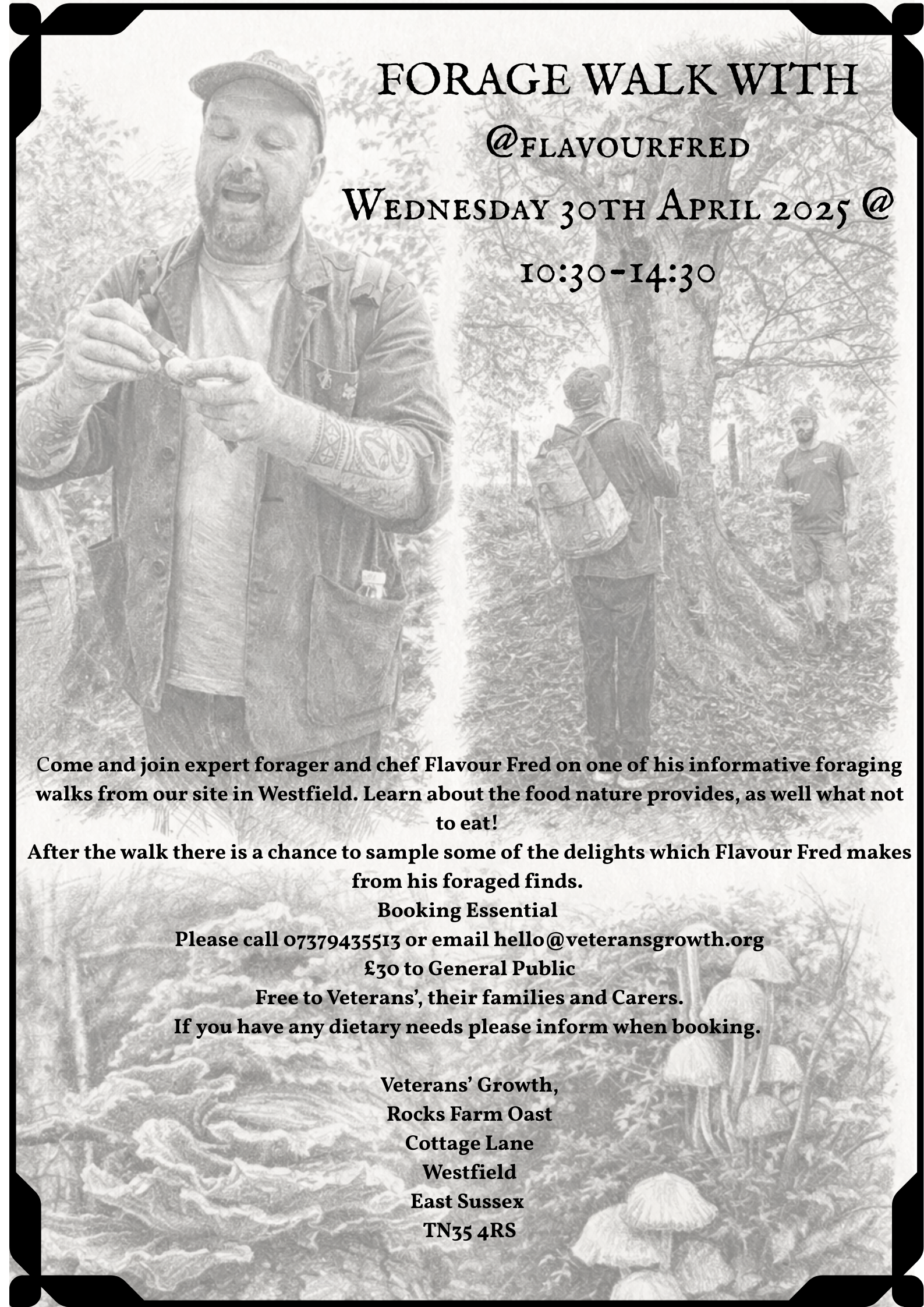 Thu 30th April 2026 Events - Cripps Corner in East Sussex